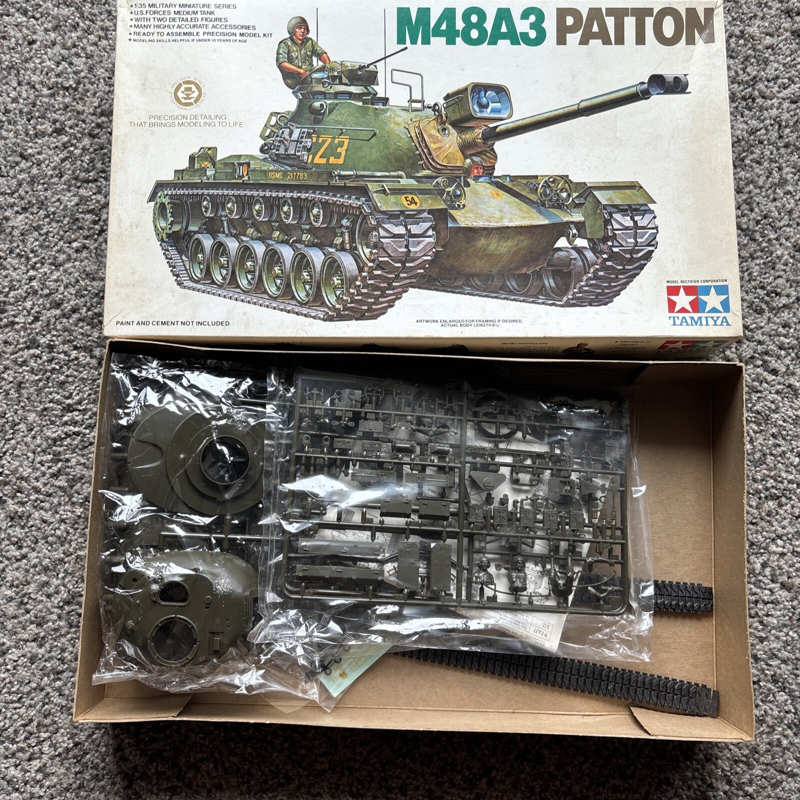 Original Tamiya 35120 US M48A3 Patton Tank 1/35 Scale Model | eBay