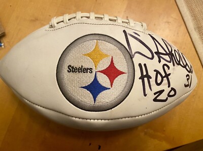 Donnie Shell Autograph Signed Logo Pittsburgh Steelers Hall Of Fame JSA ...
