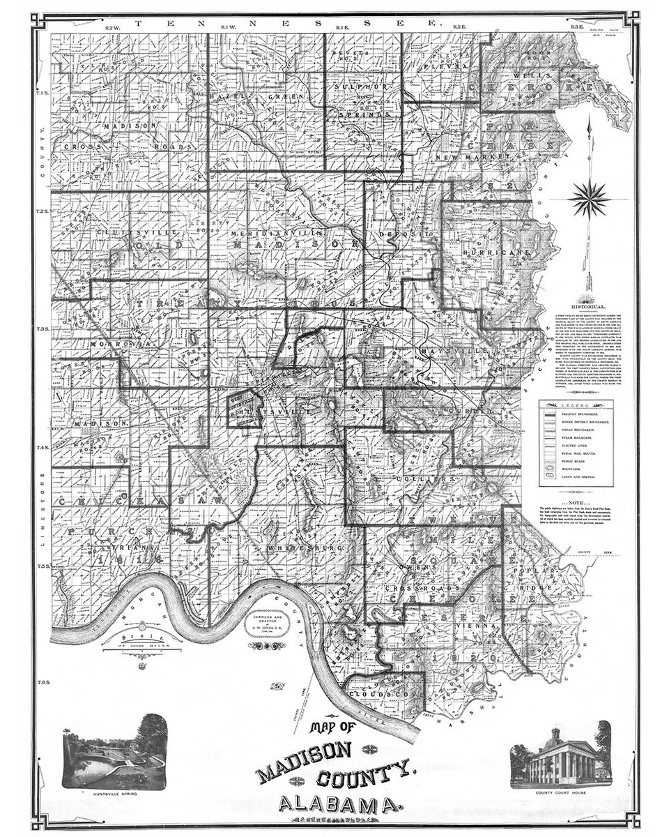 Madison County Map OH Madison County Vector Map Green Digital Art By