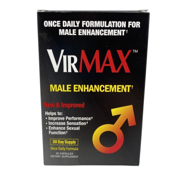 VirMax Men's Male Enhancement - 30 Capsule (01VM30) for sale online | eBay