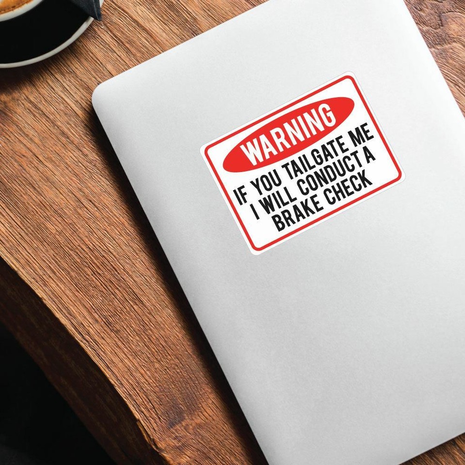 Tailgate Me Sticker Decal Warning Funny Joke Tools Car Notice | eBay