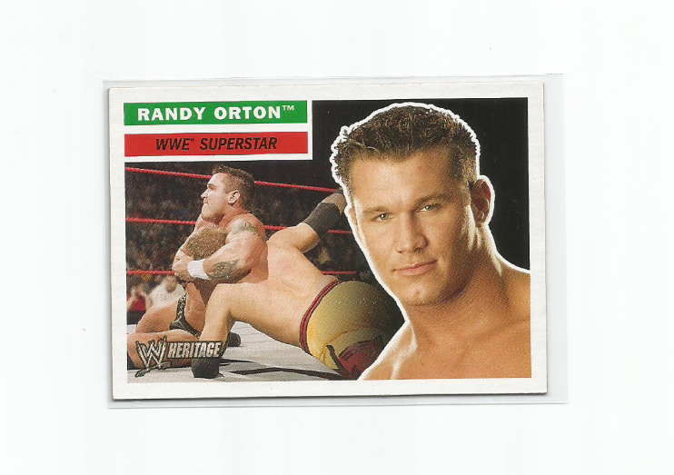 RANDY ORTON 2005 TOPPS WWE HERITAGE WWE SUPERSTAR CARD #48 | eBay