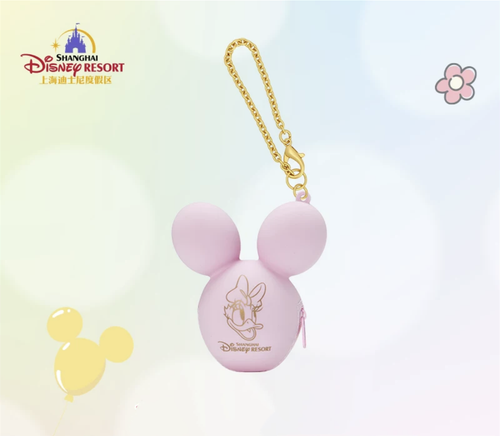 Disney authentic balloon daisy duck keychain pouch shanghai disneyland ...