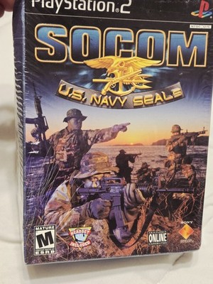 SOCOM US Navy Seals Sony PlayStation 2 PS2 Big Box Headset Bundle NEW ...