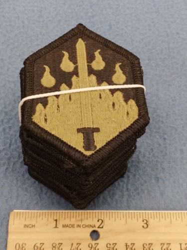 BUNDLE OF 20 - U.S. ARMY 48th CHEMICAL BRIGADE - HOOK BACKS PATCHES ...