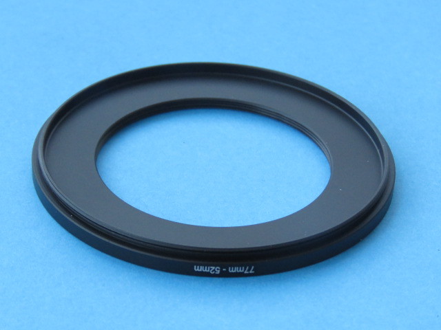 77mm to 52mm Step Down Step-Down Ring Camera Filter Adapter Ring 77mm ...