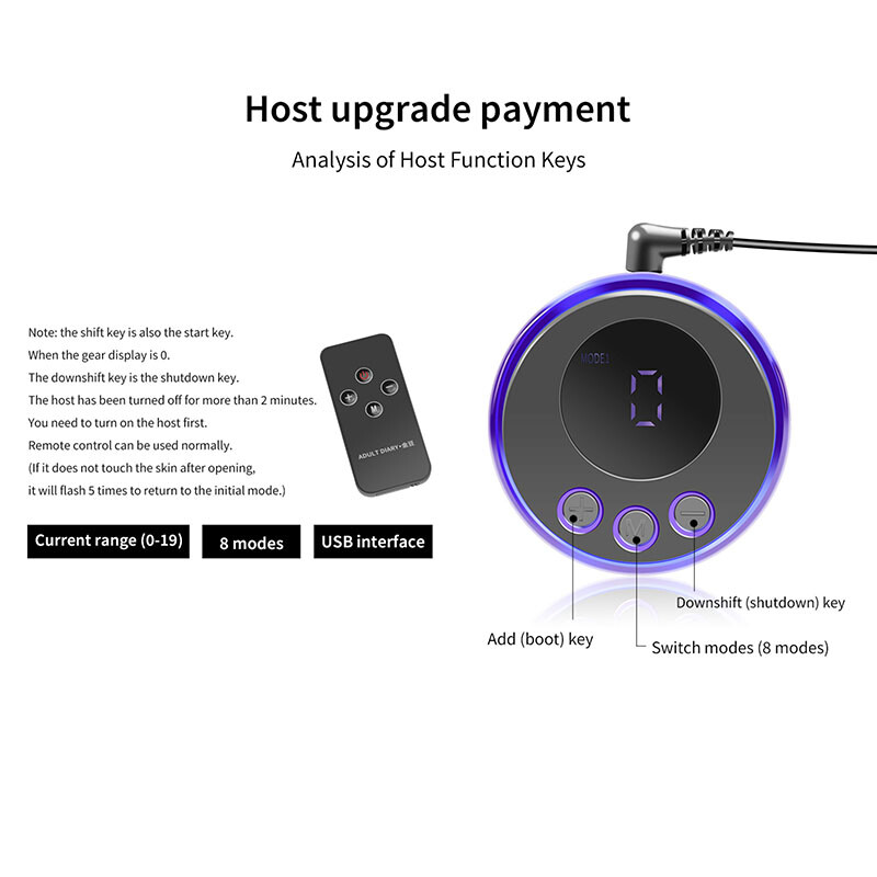 E-Stim Shock Expander Plug Therapy Enhancer Host Pulse Power Extender ...