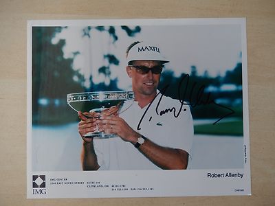 Robert Allenby Autographed 8" X 10" Photograph | eBay