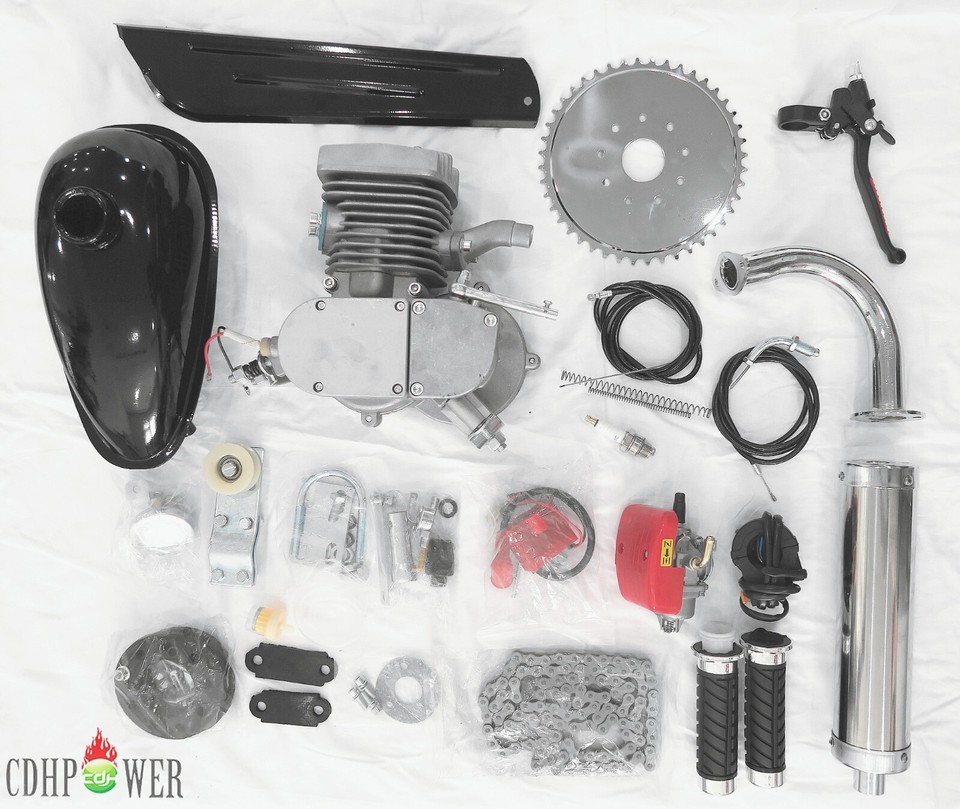 CDHPOWER 2 Stroke 52mm YD85 Engine Kit - Gas Motorized Bicycle Motor ...