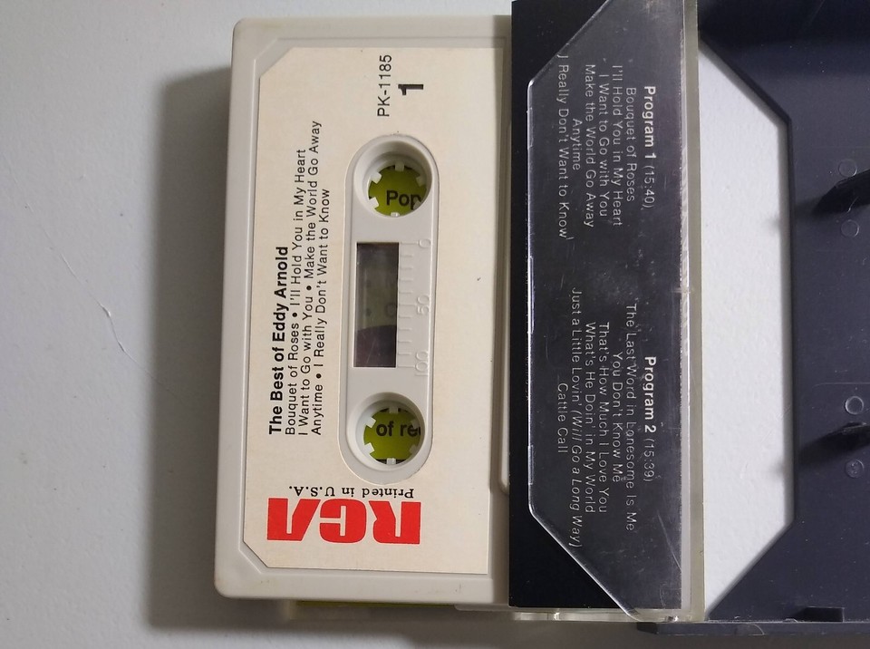 Eddy Arnold - The Best Of Eddy Arnold - RCA Paper Label Cassette Tape ...