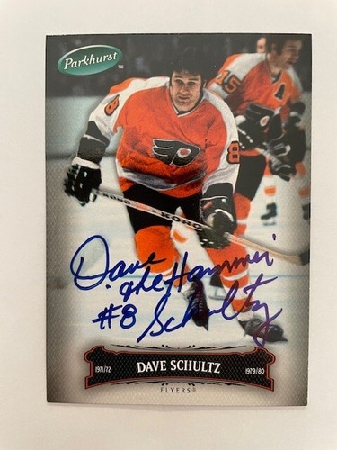 Philadelphia Flyers Dave The Hammer Schultz Autographed NHL Card | eBay