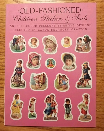 NEW Old-Fashioned Children Stickers and Seals: 68 Full-Color Designs ...