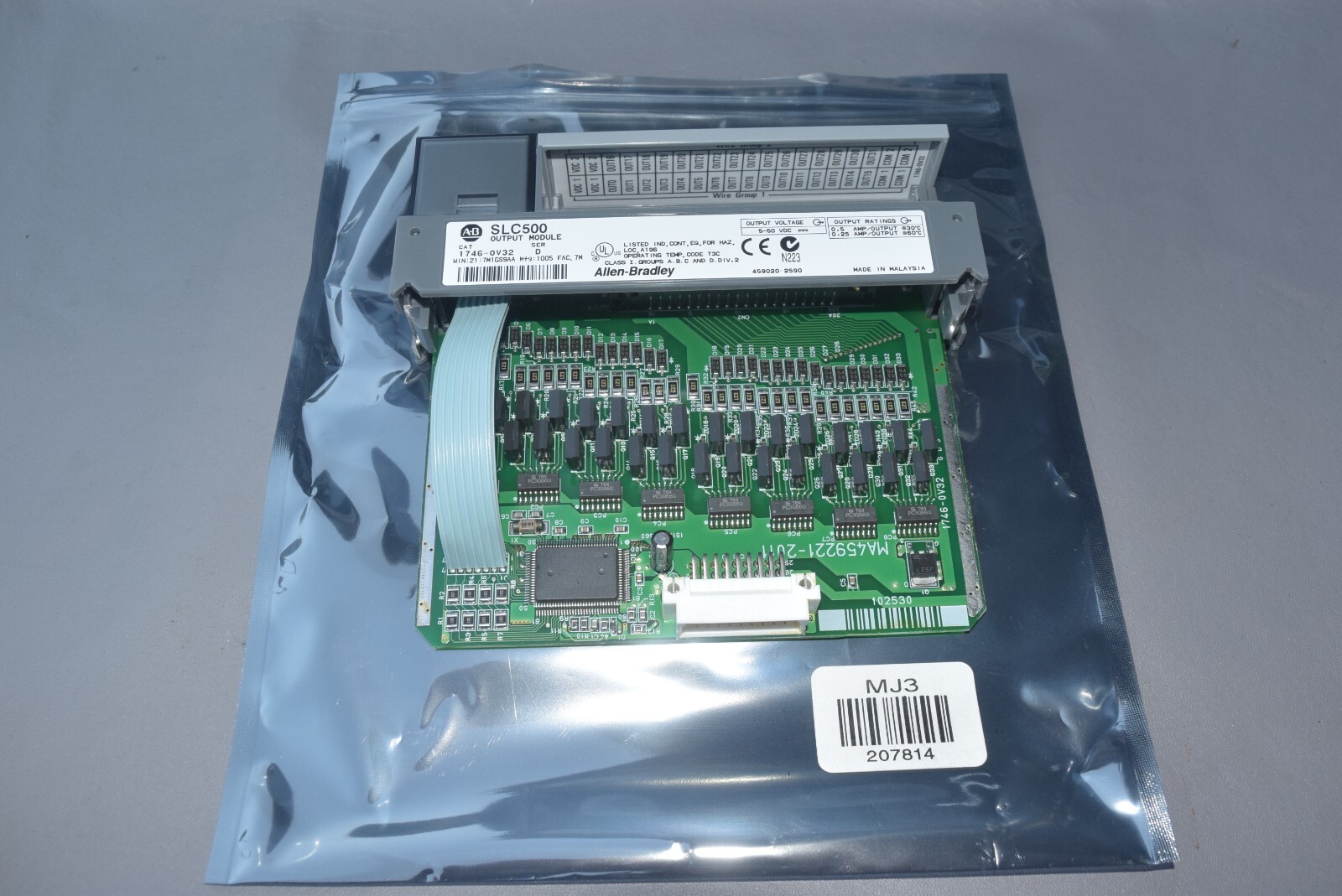 ALLEN BRADLEY SLC500 OuTPUT MODULE 1746-OV32, Ser. D #207813-542 | eBay