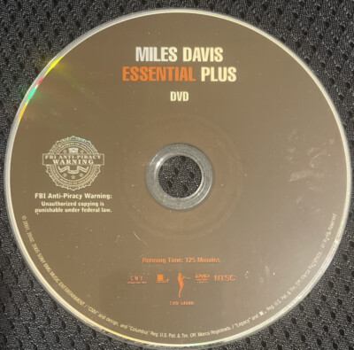 The Essential Miles Davis Plus [Limited] by Miles Davis DVD DISC ONLY ...
