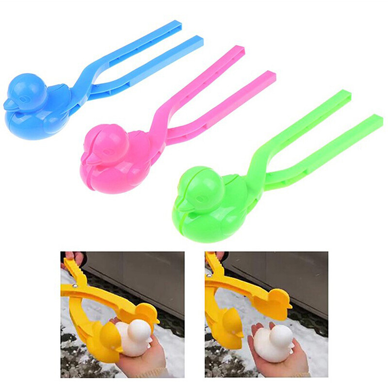 Duck Shaped Snowball Maker Clip 1pcs Children Outdoor Winter Snow Mold ...