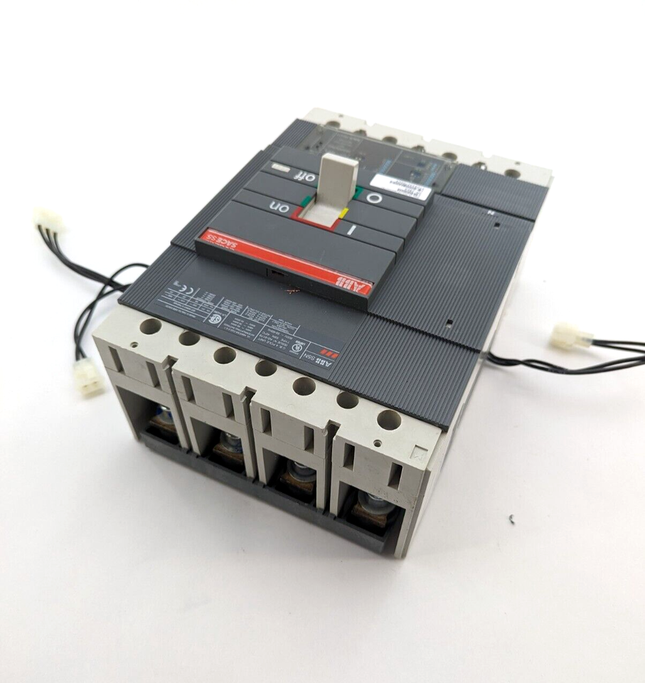 ABB S5N SACE S5 Circuit Breaker 400A 4P 600V 3PH PR211 Trip Unit 400 ...