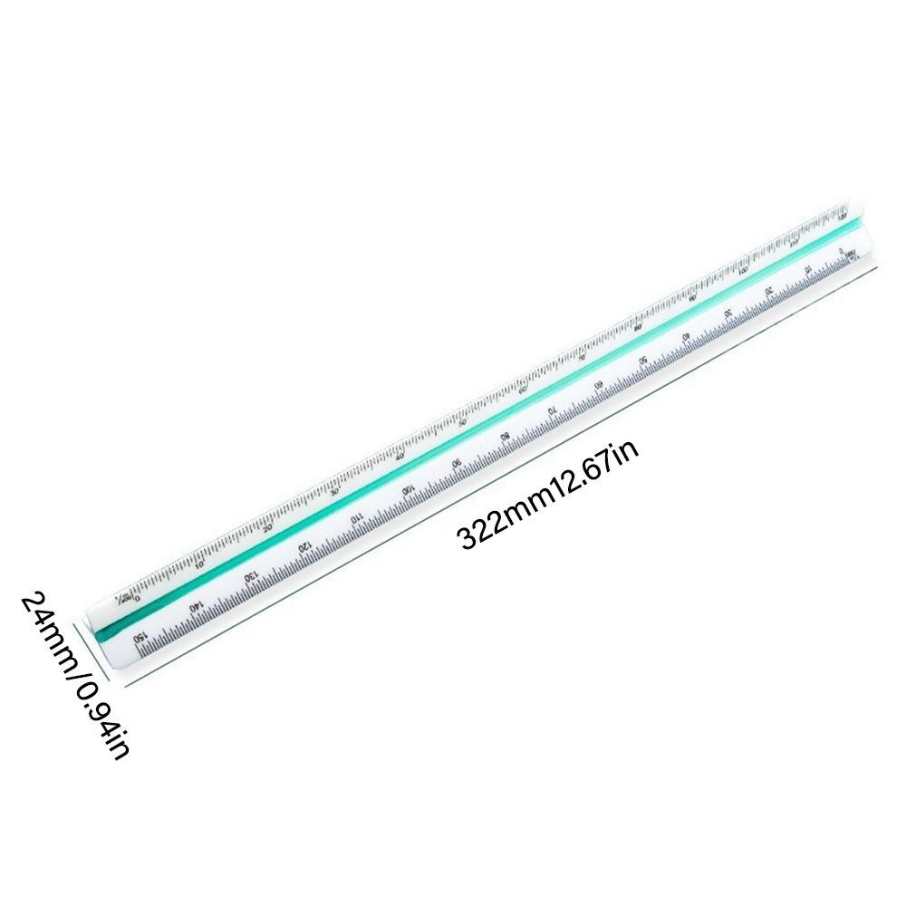 Drafting Tool Architect Engineer Technical Ruler Triangular Ruler Scale ...