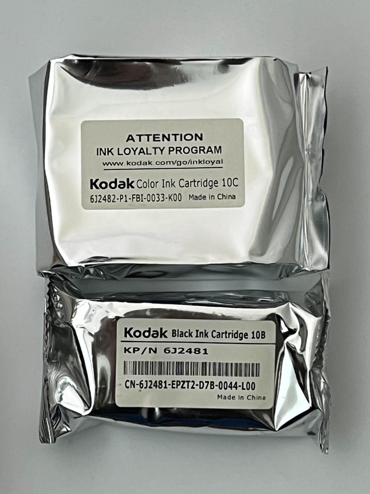 Kodak Ink Cartridges 10B 10C Combo Pack Genuine - Sealed Cartridges ...