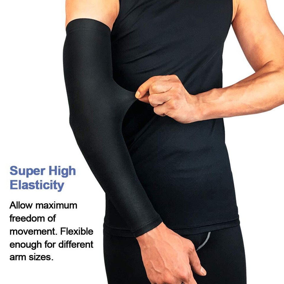 Compression Sports Arm Sleeve Baseball Football Basketball Sleeves for ...
