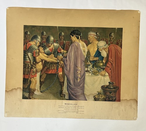 Lot 3 - Vintage Robert Thom History of Medicine Parke Davis 17”x21” 5 ...