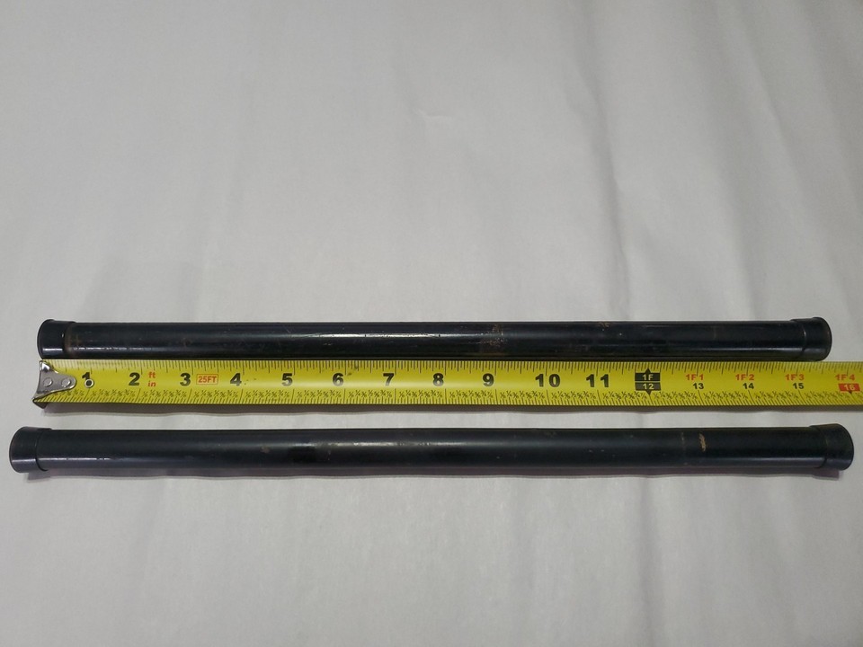 Two vintage rifle (Brass Tube) scopes (Unknown Brands) for parts or ...