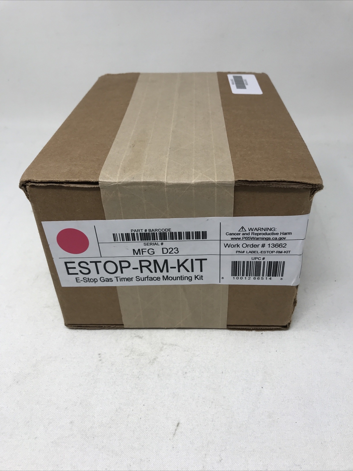 Firegear ESTOP-RM-KIT Stainless Steel E-Stop Timer Surface Mount ...