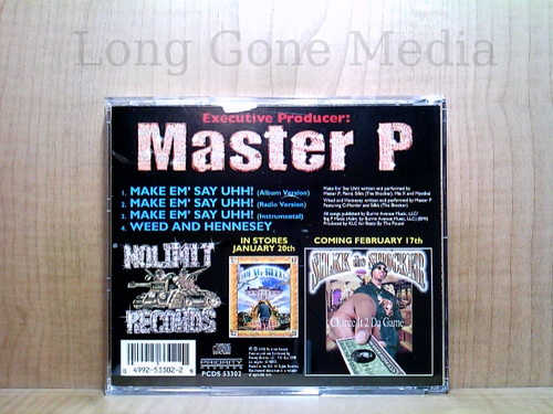 Make Em' Say Uhh! by Master P (CD, Maxi, 1998, No Limit Records) | eBay
