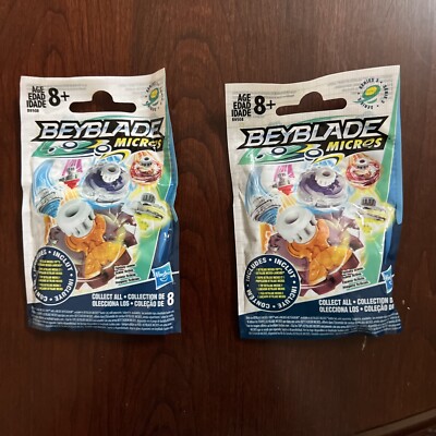 2 Hasbro BEYBLADE MICROS Series 3 Brand New Unopened Mystery Packs | eBay