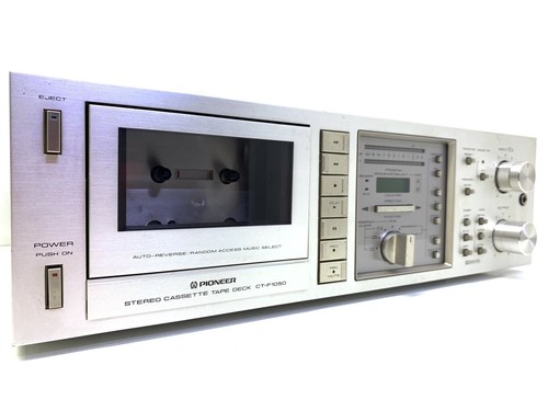 PIONEER CT-F1050 Rare 2 Motor AutoReverse Stereo Cassette Vintage 1980 ...