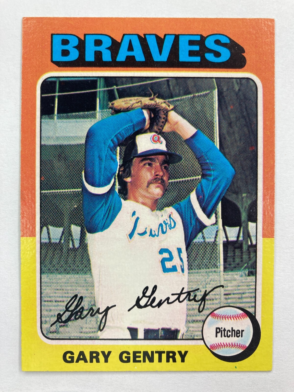 1975 Topps #393 Gary Gentry (Atlanta Braves) (B) | eBay