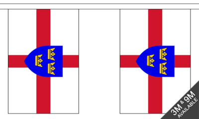 East Anglia Bunting - 9 Metres 30 Flag Banner Decoration - British ...