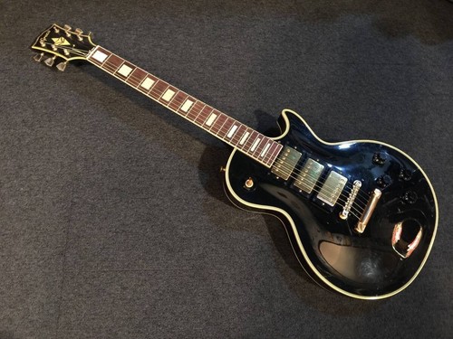 Used 1987 GRECO / Fujigen EGC-70 BLK MIJ Vintage Les Paul Custom 3PU W ...