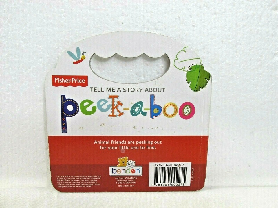 Fisher Price - Tell Me A Story About Peek-A-Boo Board Book With Built ...