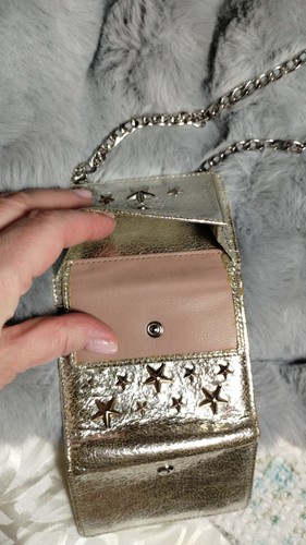 JIMMY CHOO Silver Star Wallet On Chain | eBay