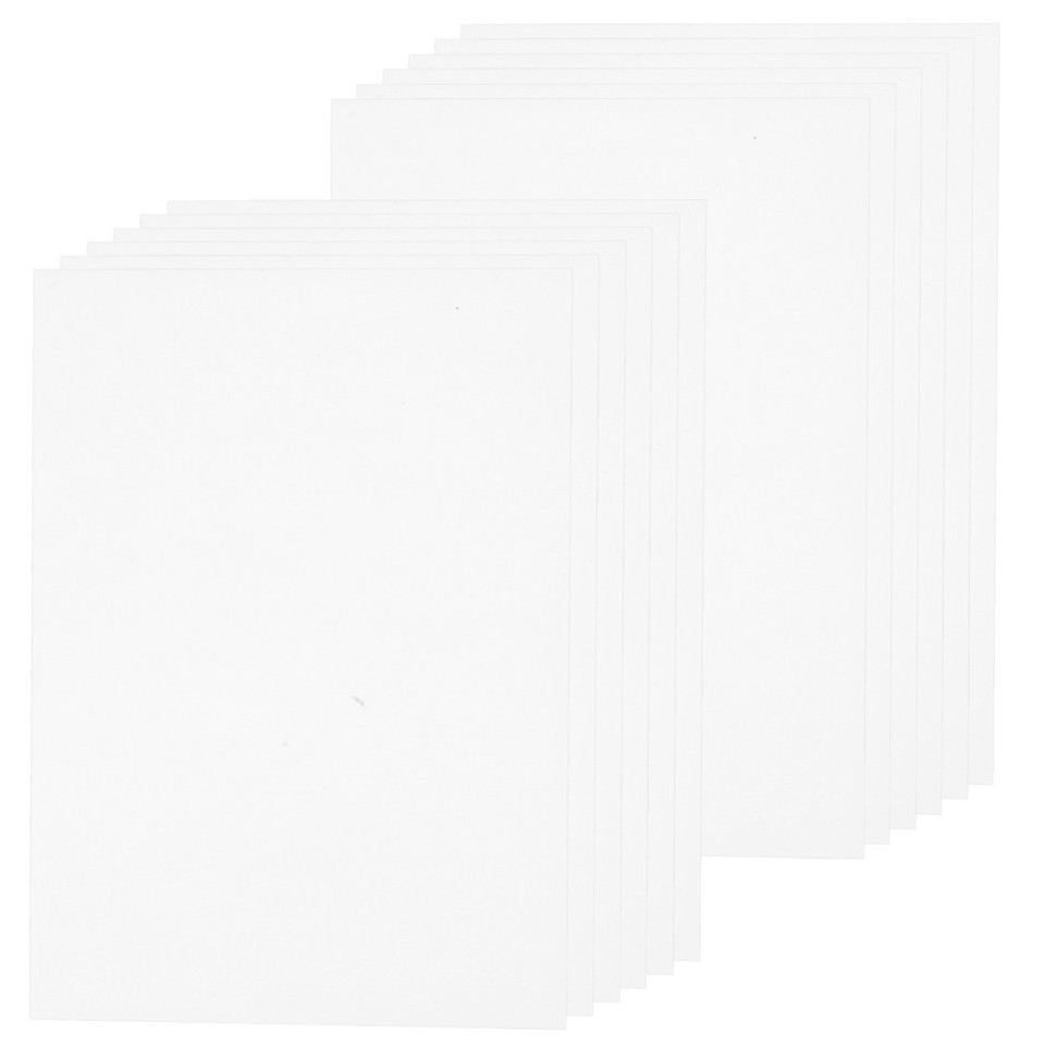 50pcs White Cardstock A5 Cardstock Paper Heavy Card Stock For Printer ...