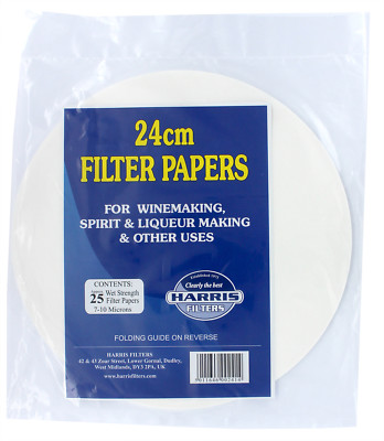 Harris 24cm Filter Papers for Vinbrite MK3 - (Pack of 25) | eBay