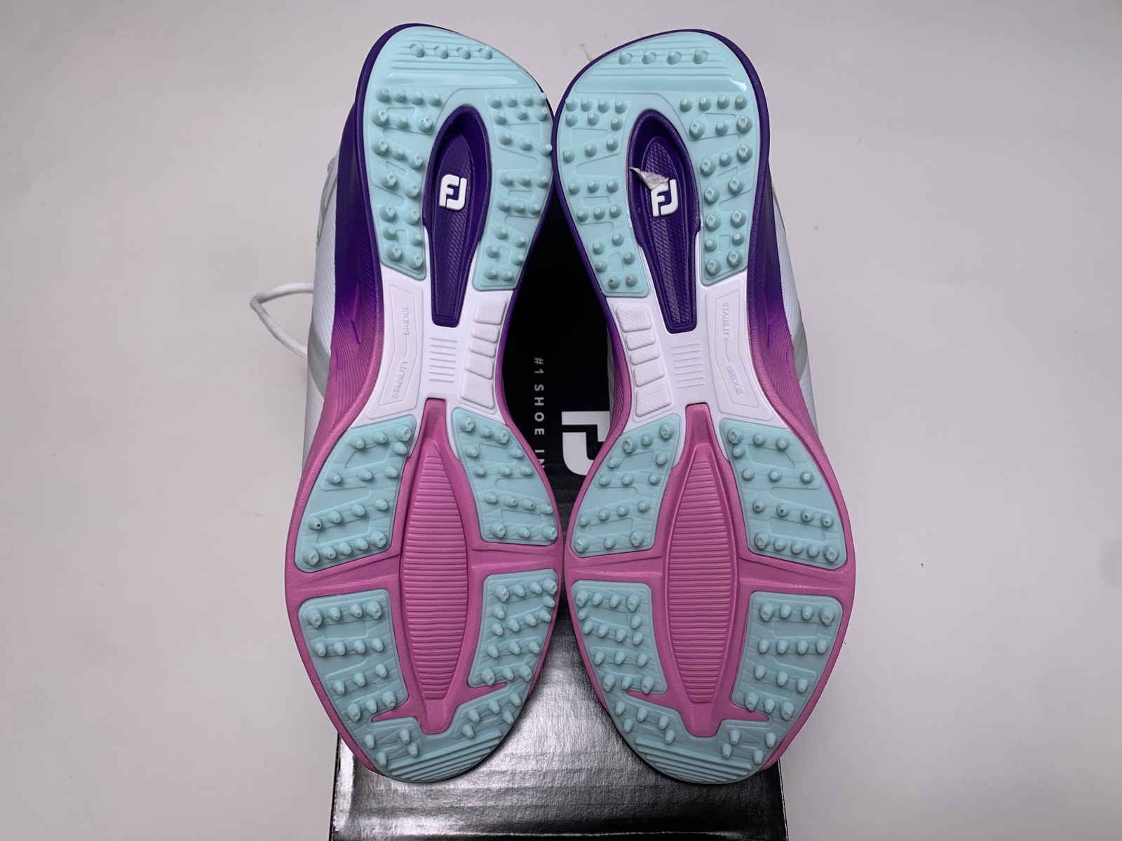 FootJoy FJ Fuel Sport Golf Shoes White Pink Purple Women's SZ 7.5 ...