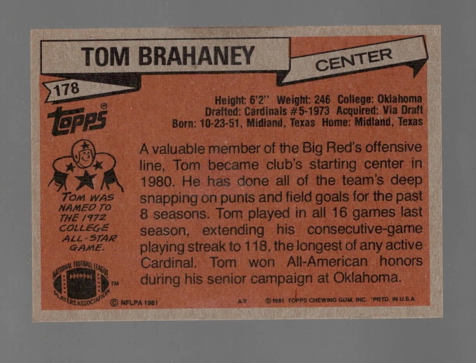 1981 Topps #178 Tom Brahaney Excellent/NM | eBay