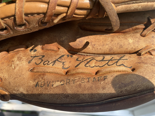Vintage Spalding Baseball Glove - BABE RUTH Signature Series! Model 42 ...