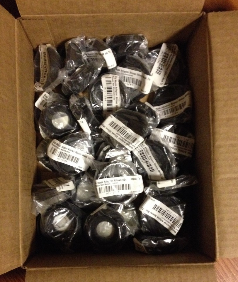 60mm Gas Mask Filter Adapter for Finnish,USA,Canadian,Nato mask fit ...