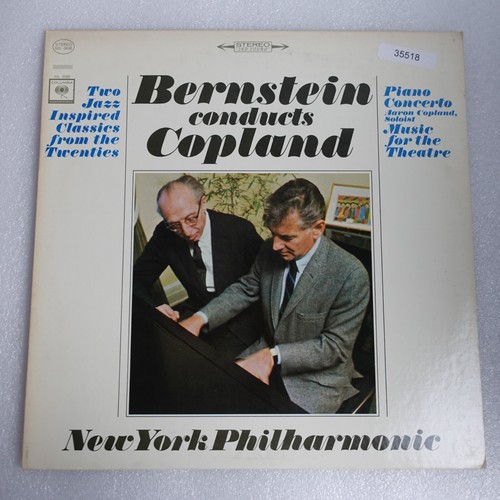 New York Philharmonic Berstein Conducts Copland LP Vinyl Record Album ...