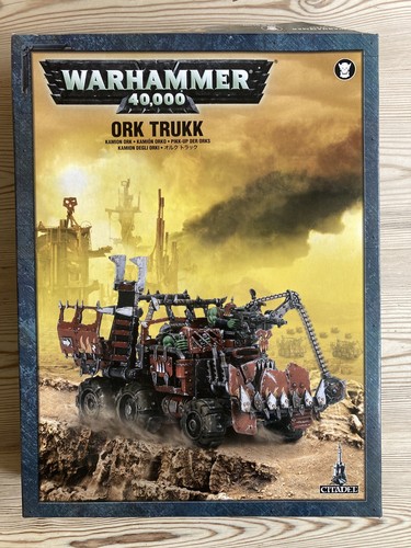 SPARES/REPAIRS/KITBASH Warhammer 40k Ork Trukk PART ASSEMBLED - READ ...