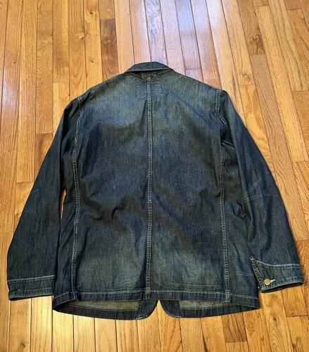 Levi’s engineer chore coat medium wash men’s large | eBay