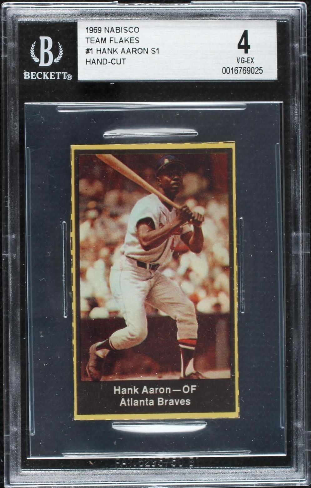 1969 Nabisco Team Flakes - Hank Aaron for sale online | eBay