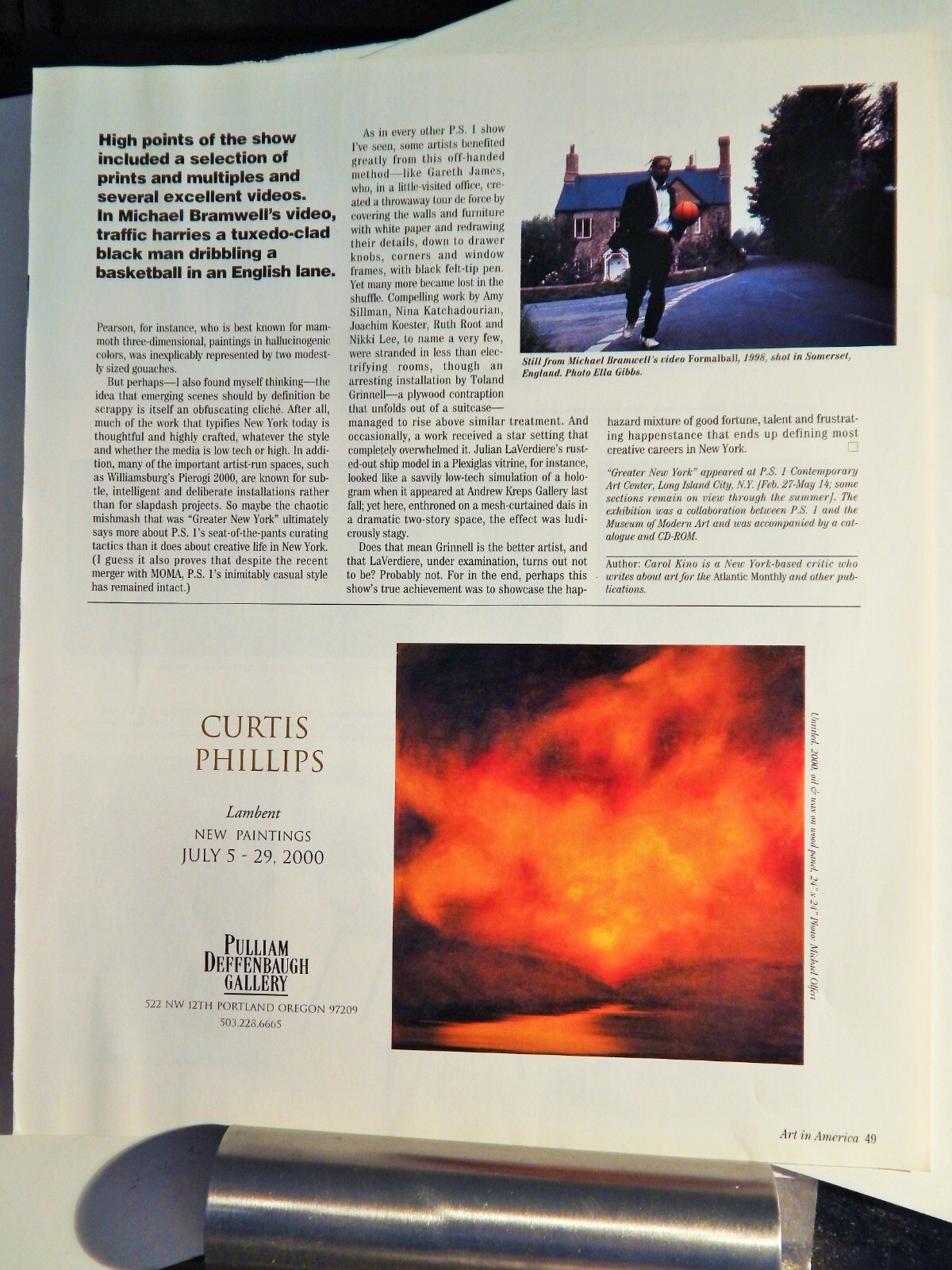 CURTIS PHILLIPS ART PIECES VTG ORIG 2000 ADVERTISEMENT | eBay