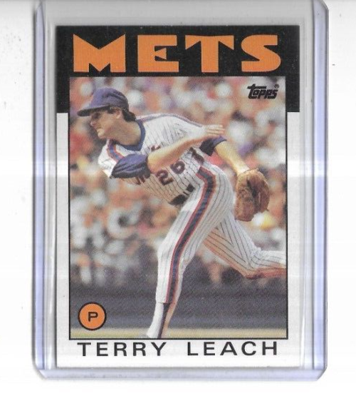 1986 Topps #774 Terry Leach New York Mets | eBay