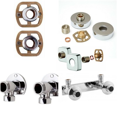 THERMOSTATIC MIXER BAR SHOWER WALL PLATE BRACKET CHOICES WALL MOUNTS ...