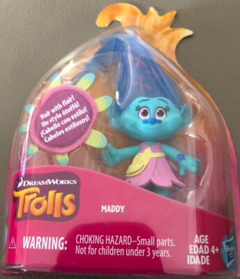 Trolls DreamWorks Maddy Collectible Figure with Printed Hair | eBay