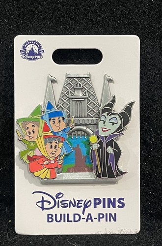 Disney Maleficent And Sleeping Beauty Fairies Build A Pin Pin Set New ...