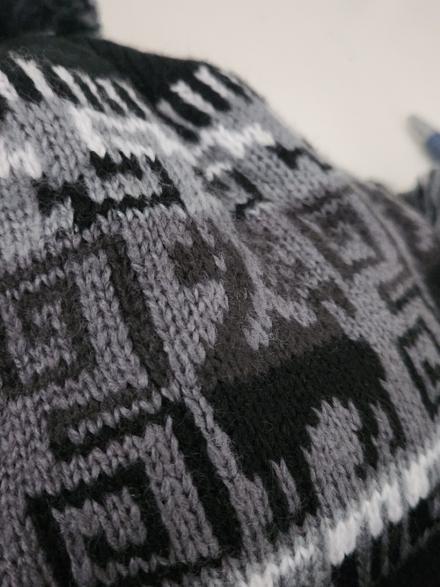 FW20 Supreme Chullo Windstopper Earflap Beanie Black Grey FW20 Supreme Chullo Windstopper Earflap Beanie Black Grey